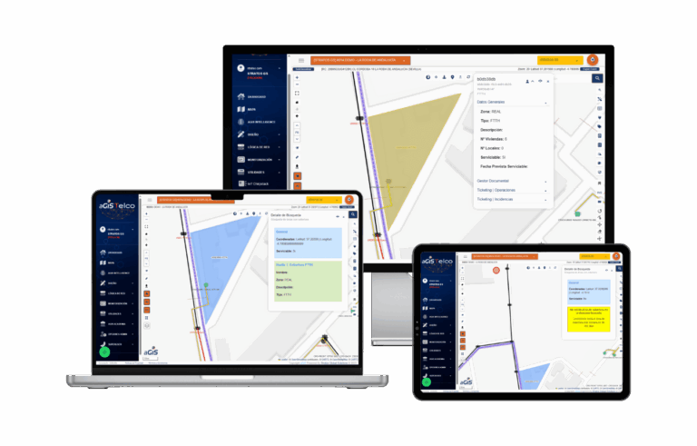 Software GIS para FTTH • aGIS TELCO • Stratos GS